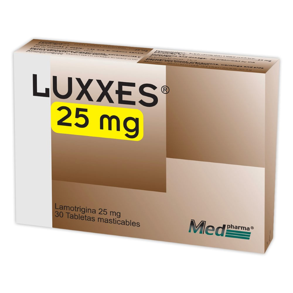 Luxxes 25mg x 30 tabletas masticables