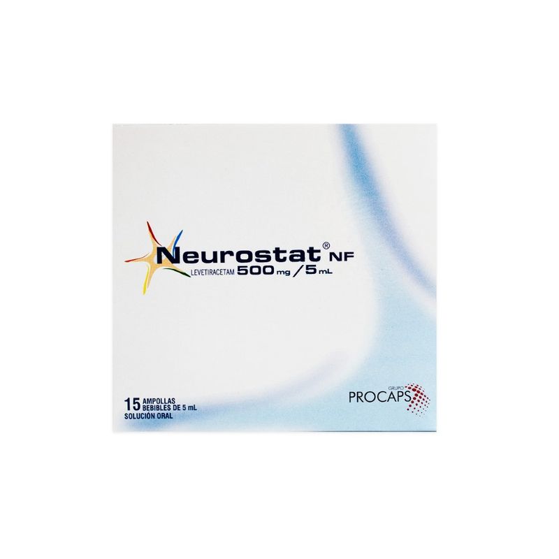 Neurostat nf 500mg/5ml x 15 ampollas bebibles - Siman El Salvador
