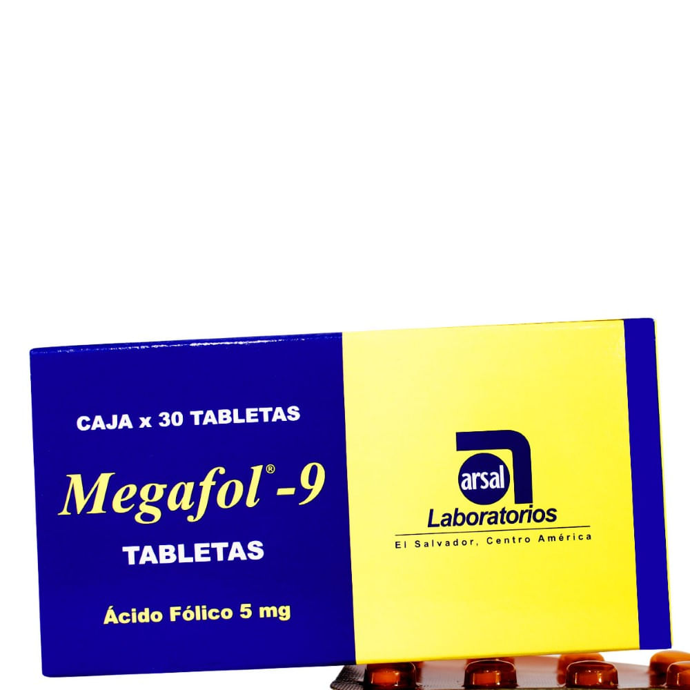 Megafol-9 5mg x 30 tabletas