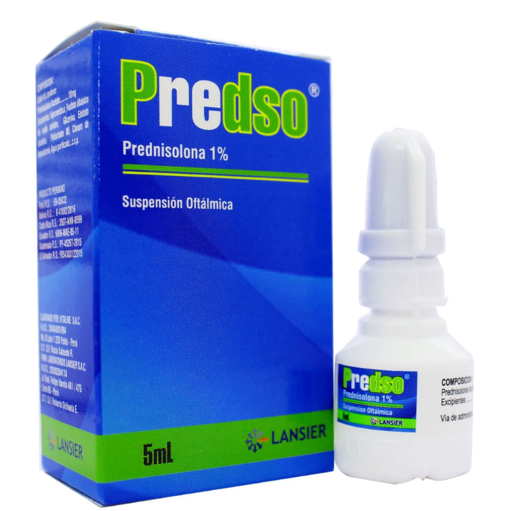 Predso 1% suspension oftalmica x 5 ml - Siman El Salvador