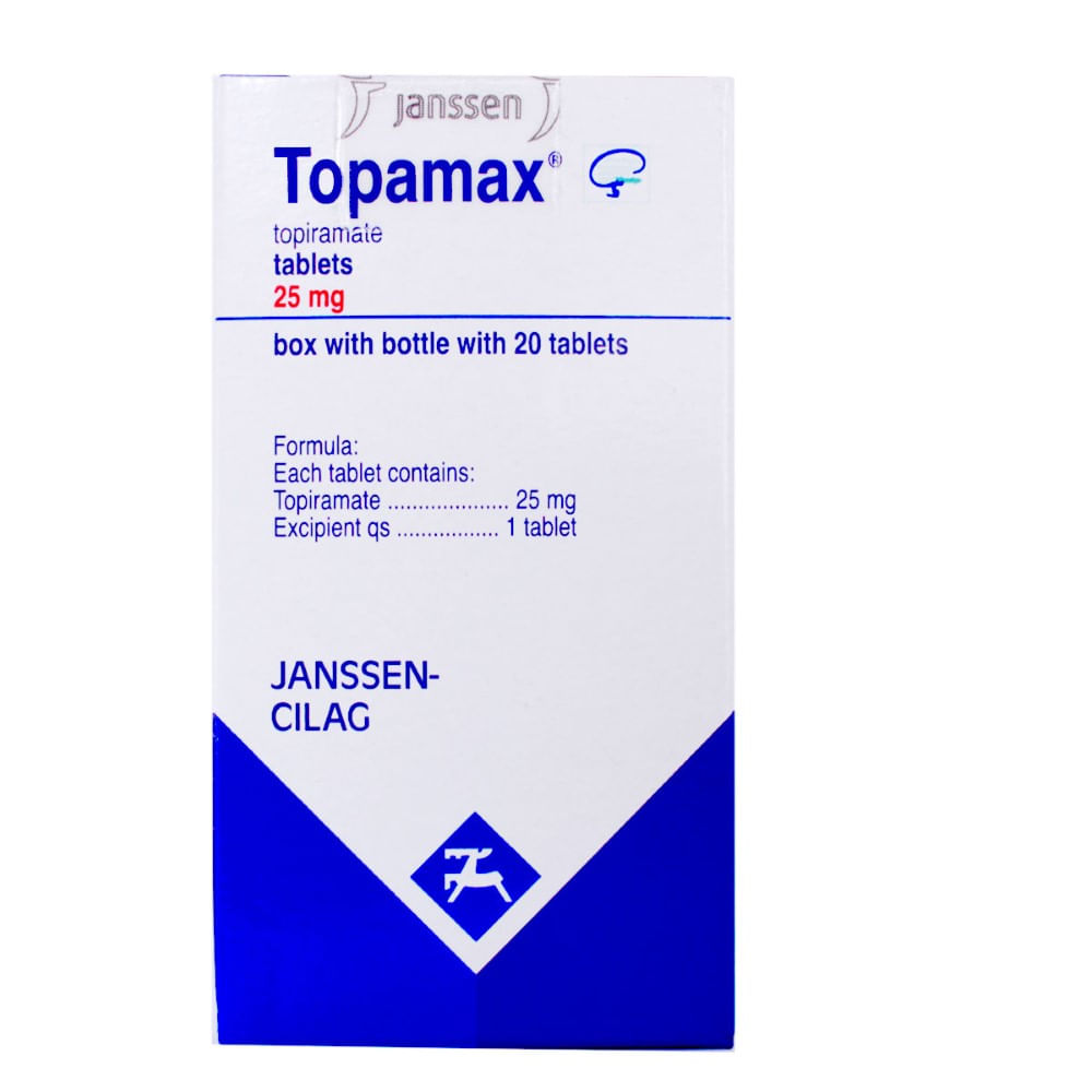 Topamax 25mg x 20 tabletas - Siman El Salvador