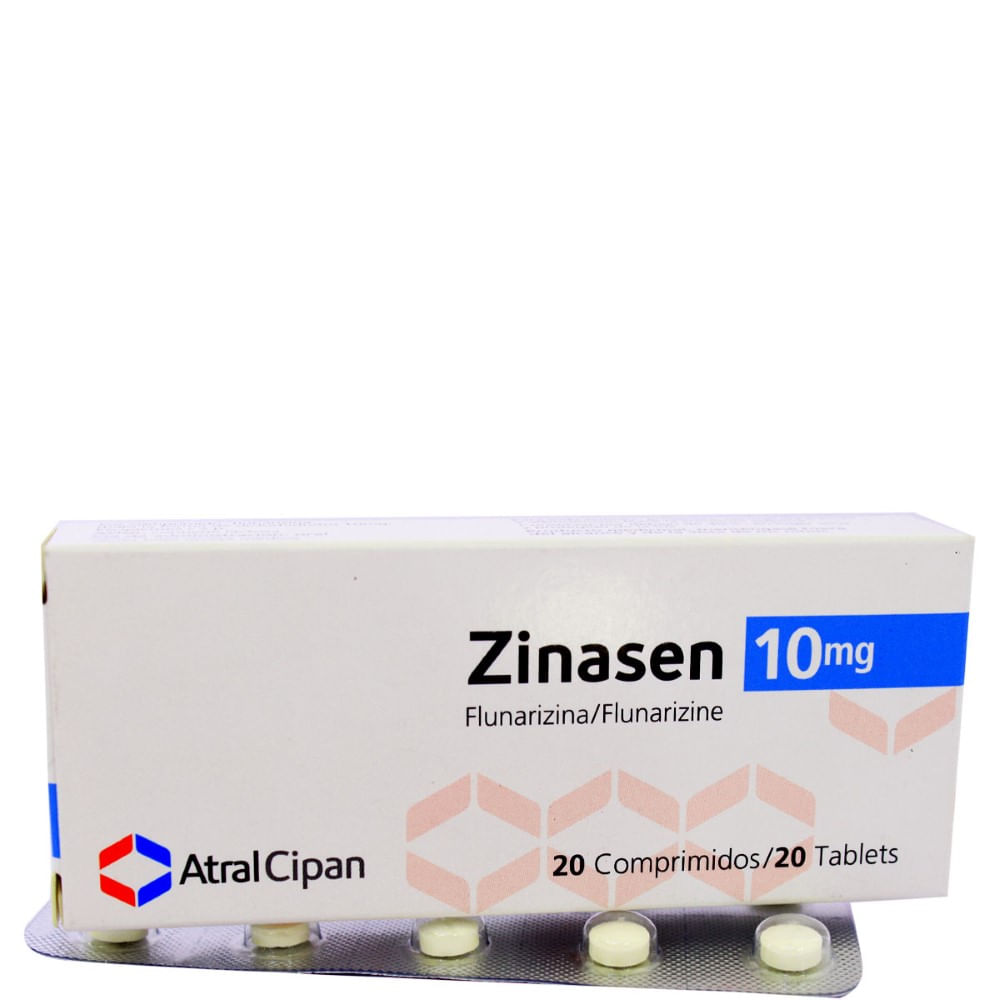 Zinasen 10mg x 20 tabletas - Siman El Salvador