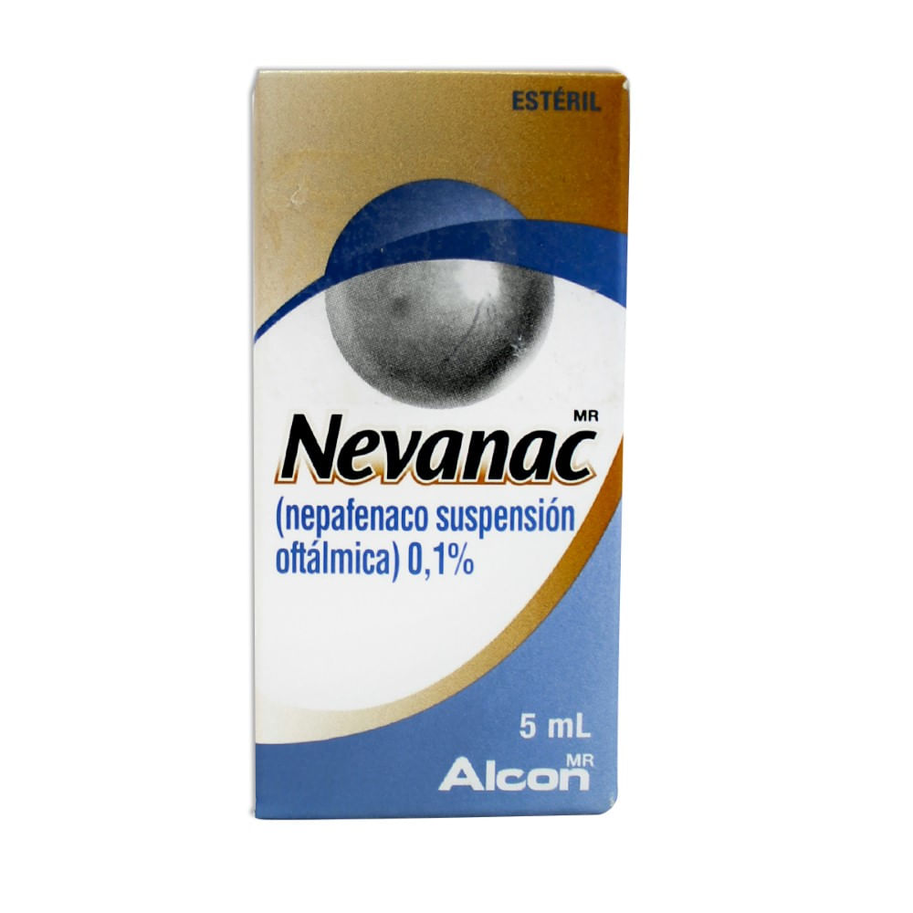 Nevanac gotas oftalmica suspension frasco 5ml - Siman El Salvador