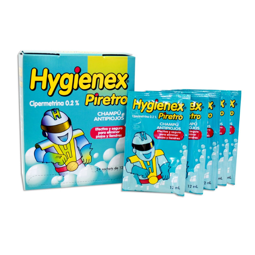 Hygienex piretro x 24 sobres de 12ml