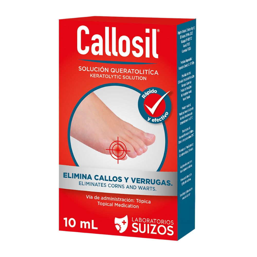 Callosil solucion 10ml (acido salicílico+láctico) - Siman El Salvador