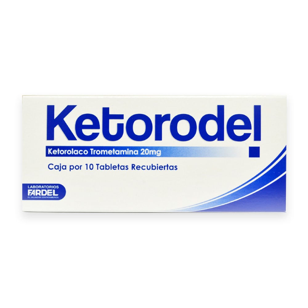 Ketorodel 20mg x 10 tabletas