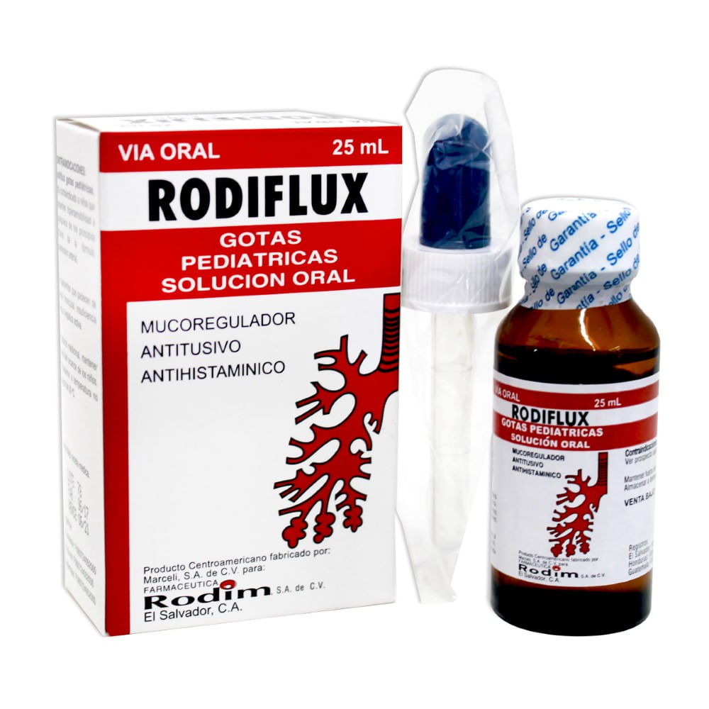 Rodiflux gotas pediatricas frasco x 25ml - Siman El Salvador