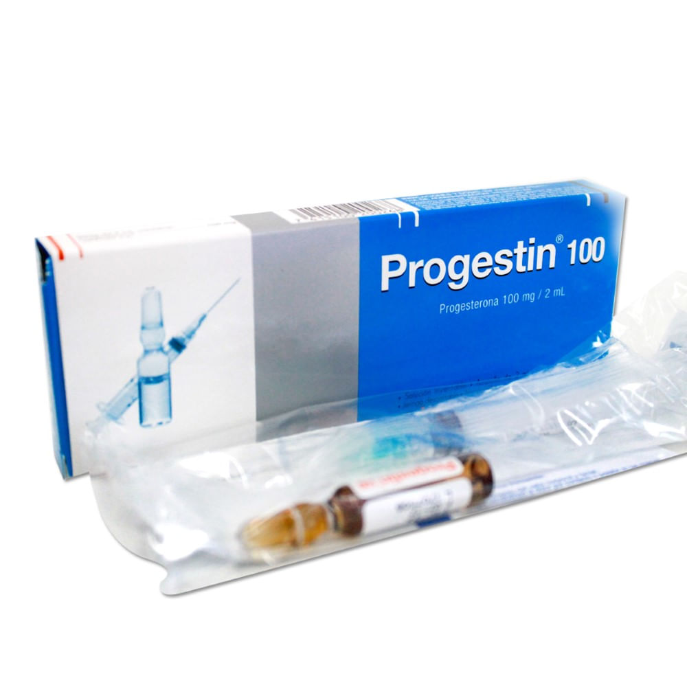 Progestin 100mg ampolla - Siman El Salvador