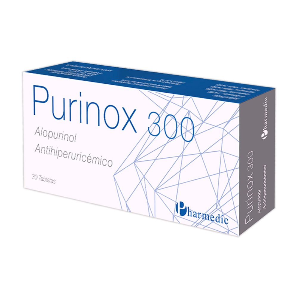 Purinox 300mg x 30 tabletas - Siman El Salvador