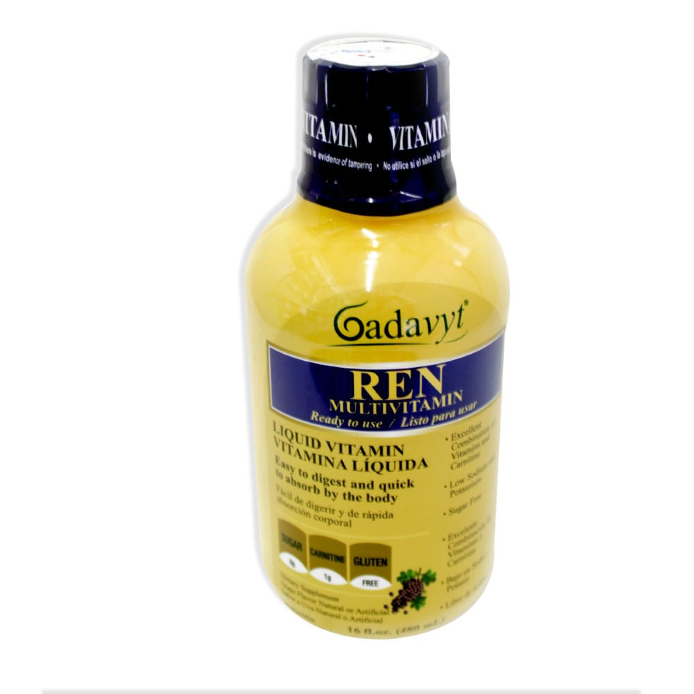 Gadavyt ren sabor uva frasco x 480ml - Siman El Salvador