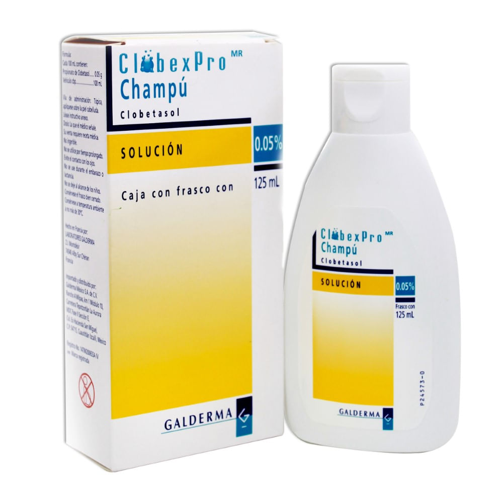 Clobexpro 0.05% champu frasco x 125ml - Siman El Salvador