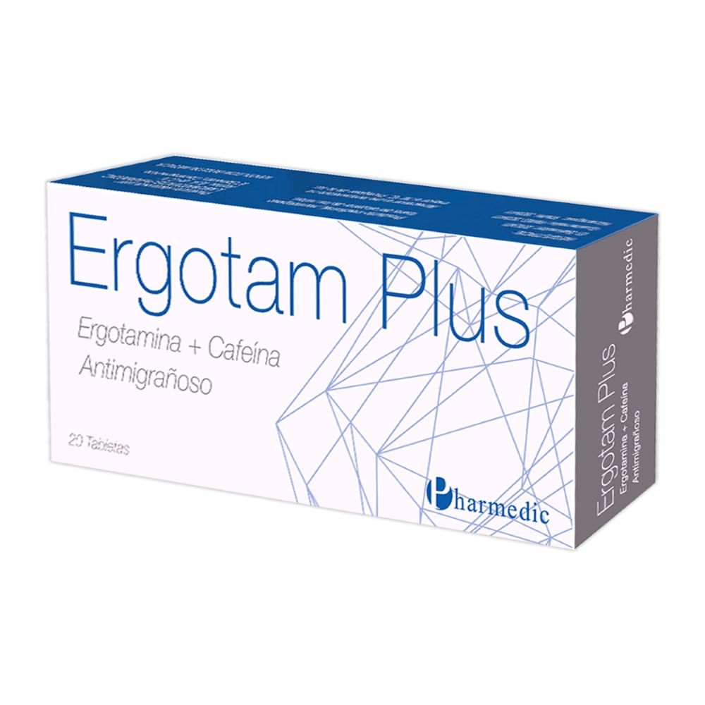 Ergotam plus x 20 tabletas - Siman El Salvador