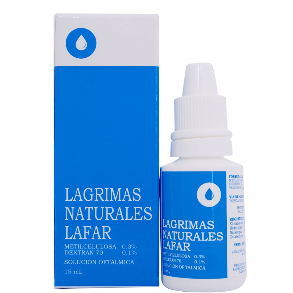 Lagrimas naturales lafar gotas ofta. Frasco 15 ml - Siman El Salvador