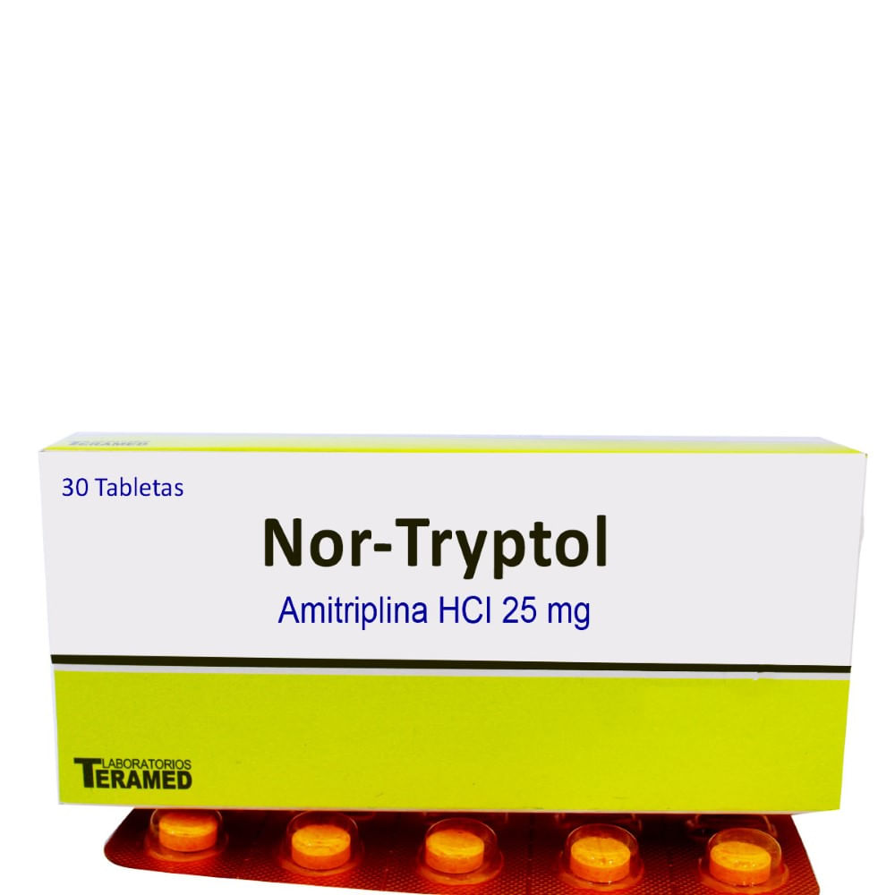 Nor-tryptol 25mg x 30 tabletas - Siman El Salvador
