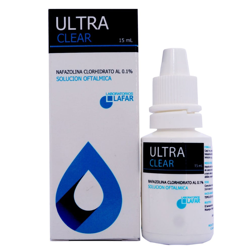 Ultra-clear solucion oftalmica frasco 15ml - Siman El Salvador