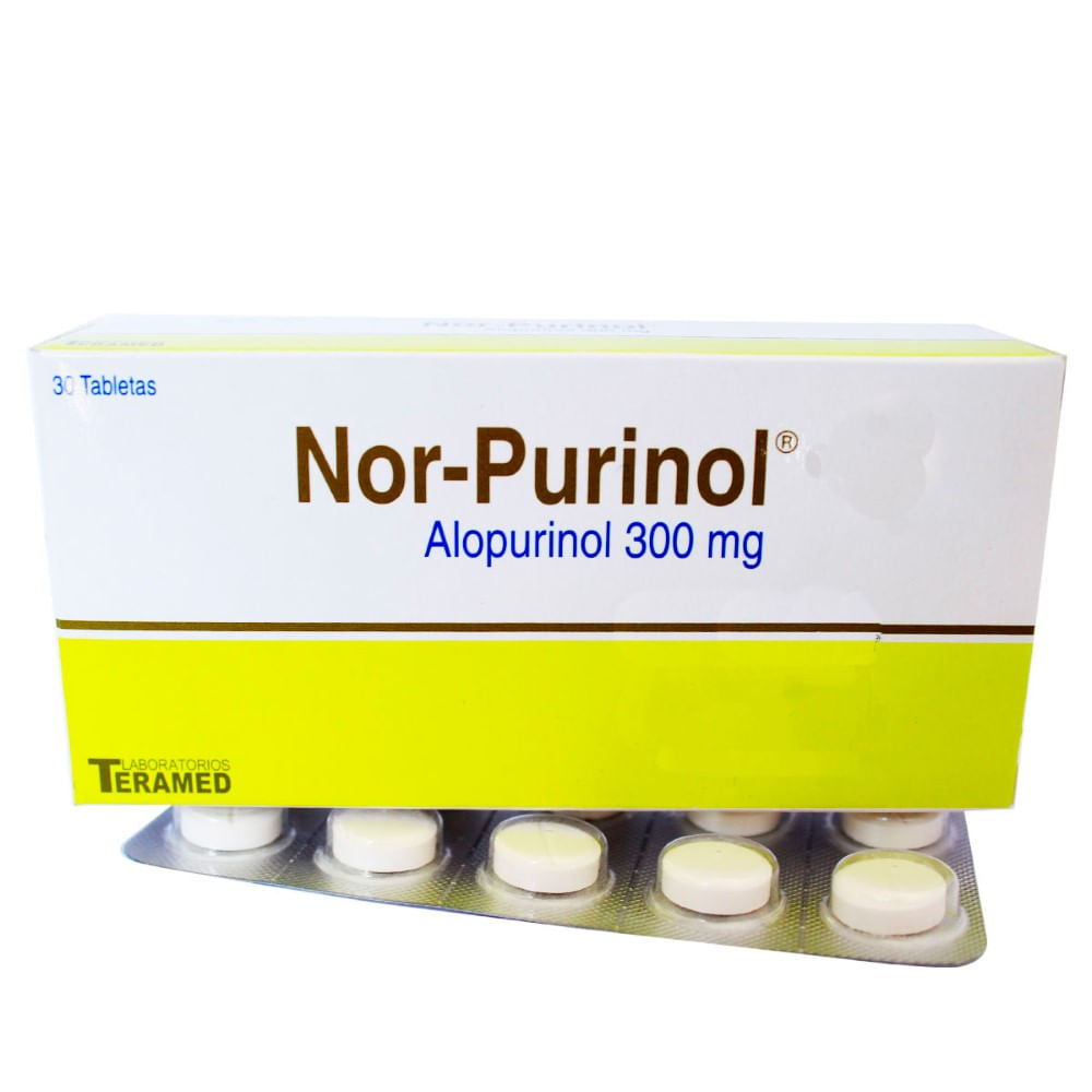 Nor-purinol 300 x 30 tabletas - Siman El Salvador