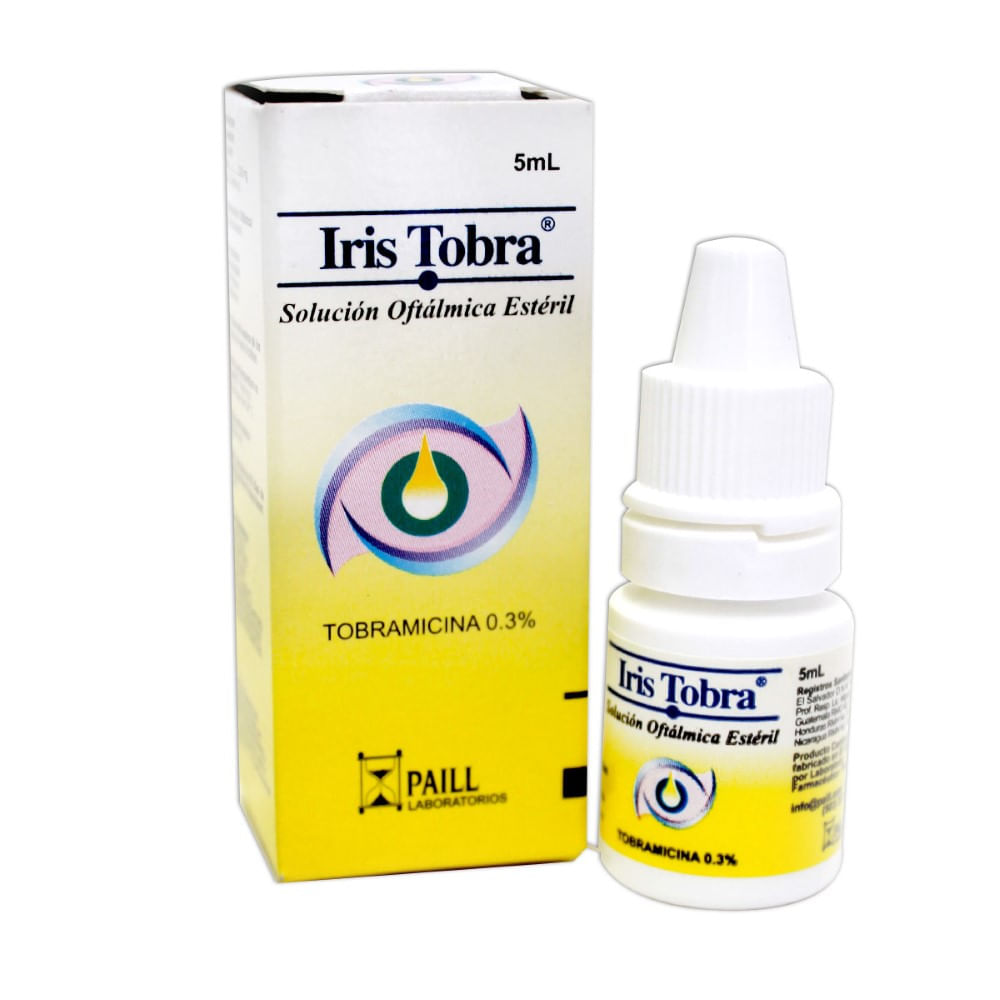 Iris tobra 0.3% solucion oftalmica x 5ml - Siman El Salvador