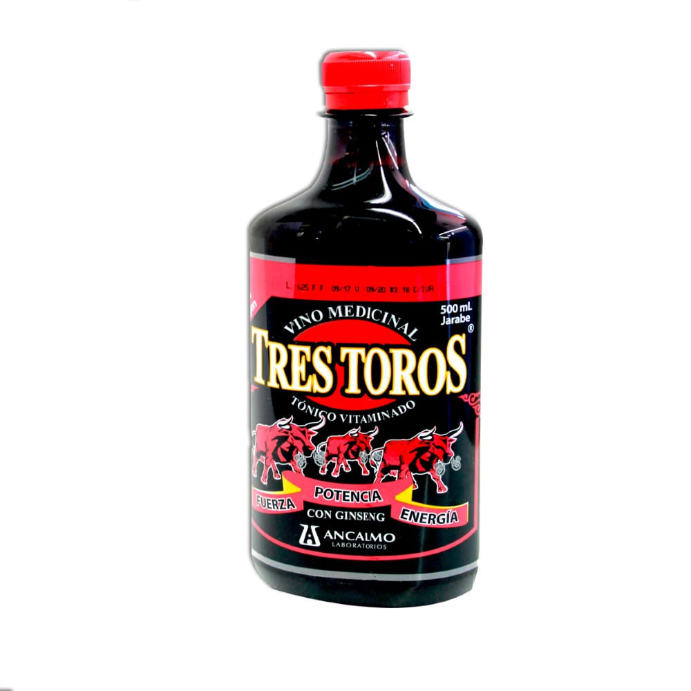 Vino tres toros tonico vitaminado frasco x 500ml - Siman El Salvador