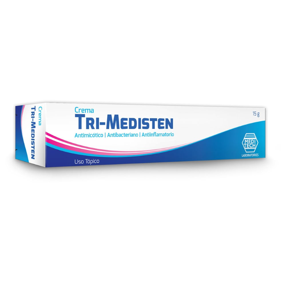 Tri-medisten crema tubo x 15 gramos