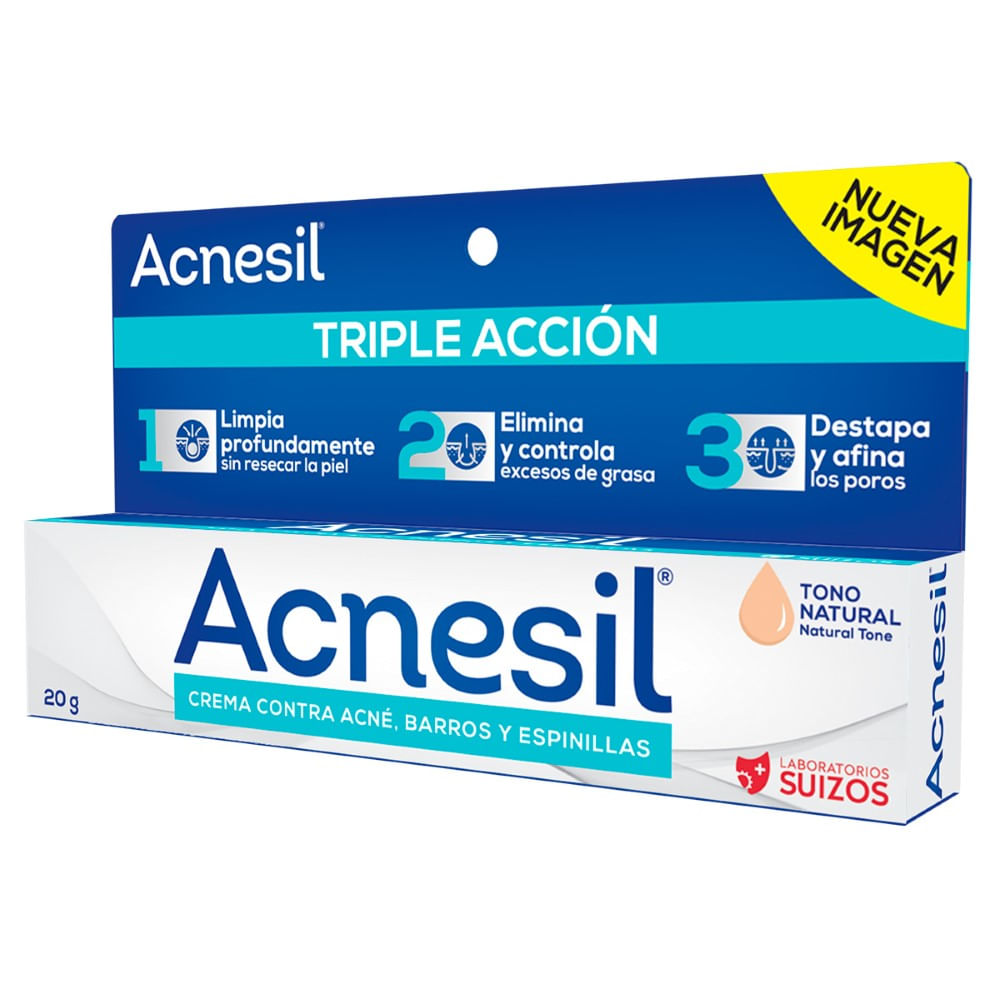 Acnesil crema tubo x 20 gramos - Siman El Salvador