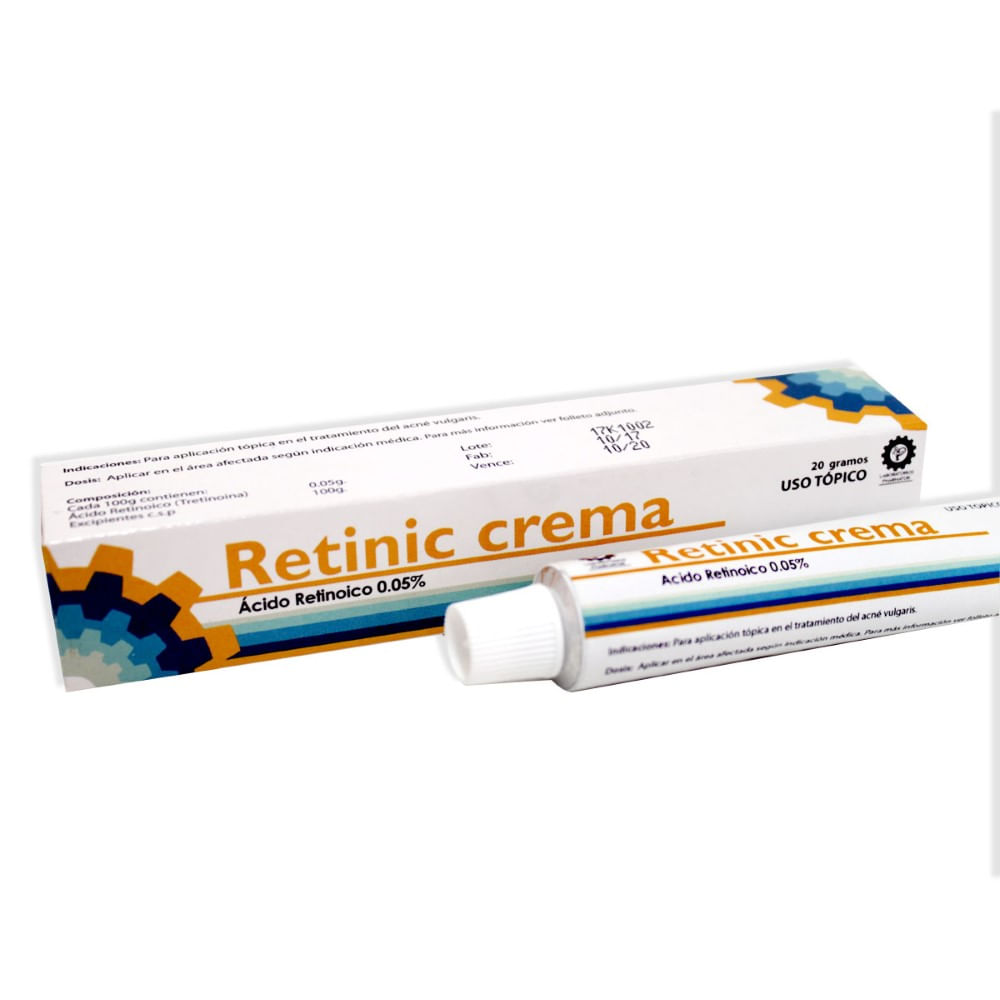 Retinic 0.05% crema tubo x 20 gramos