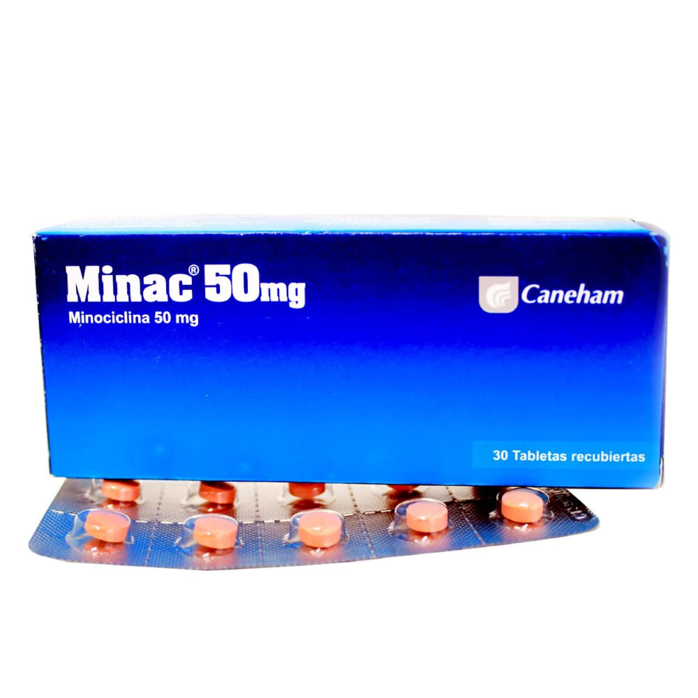 Minac 50mg x 30 tabletas - Siman El Salvador