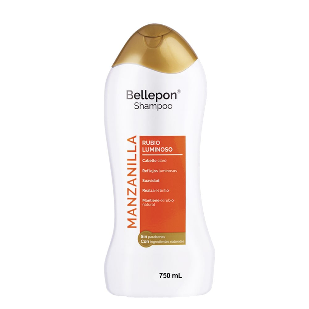Shampoo bellepon rubio luminoso 750 ml - Siman El Salvador