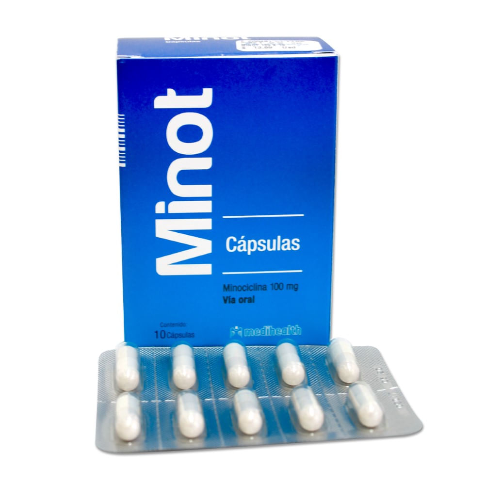 Minot 100mg x 10 comprimidos - Siman El Salvador