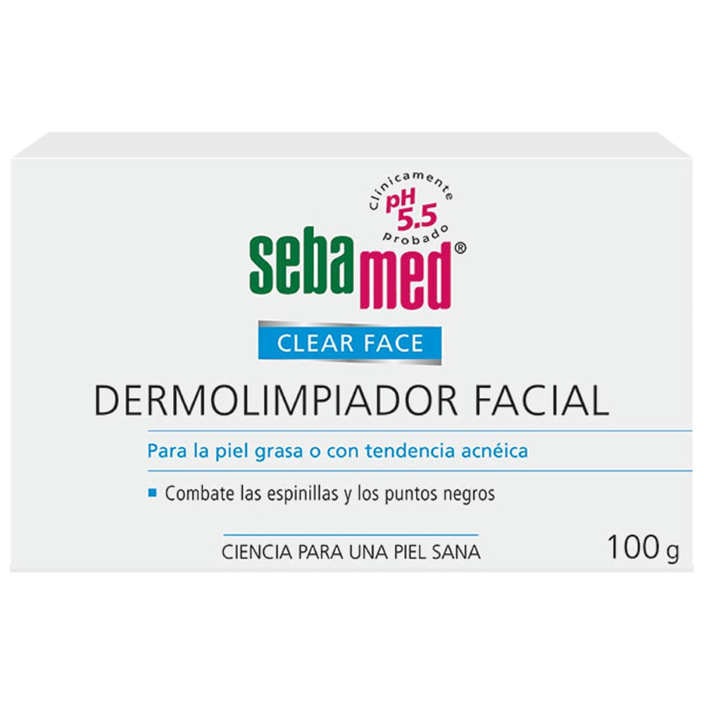Clear face barra dermolimpiador sebamed 100 gramos - Siman El Salvador