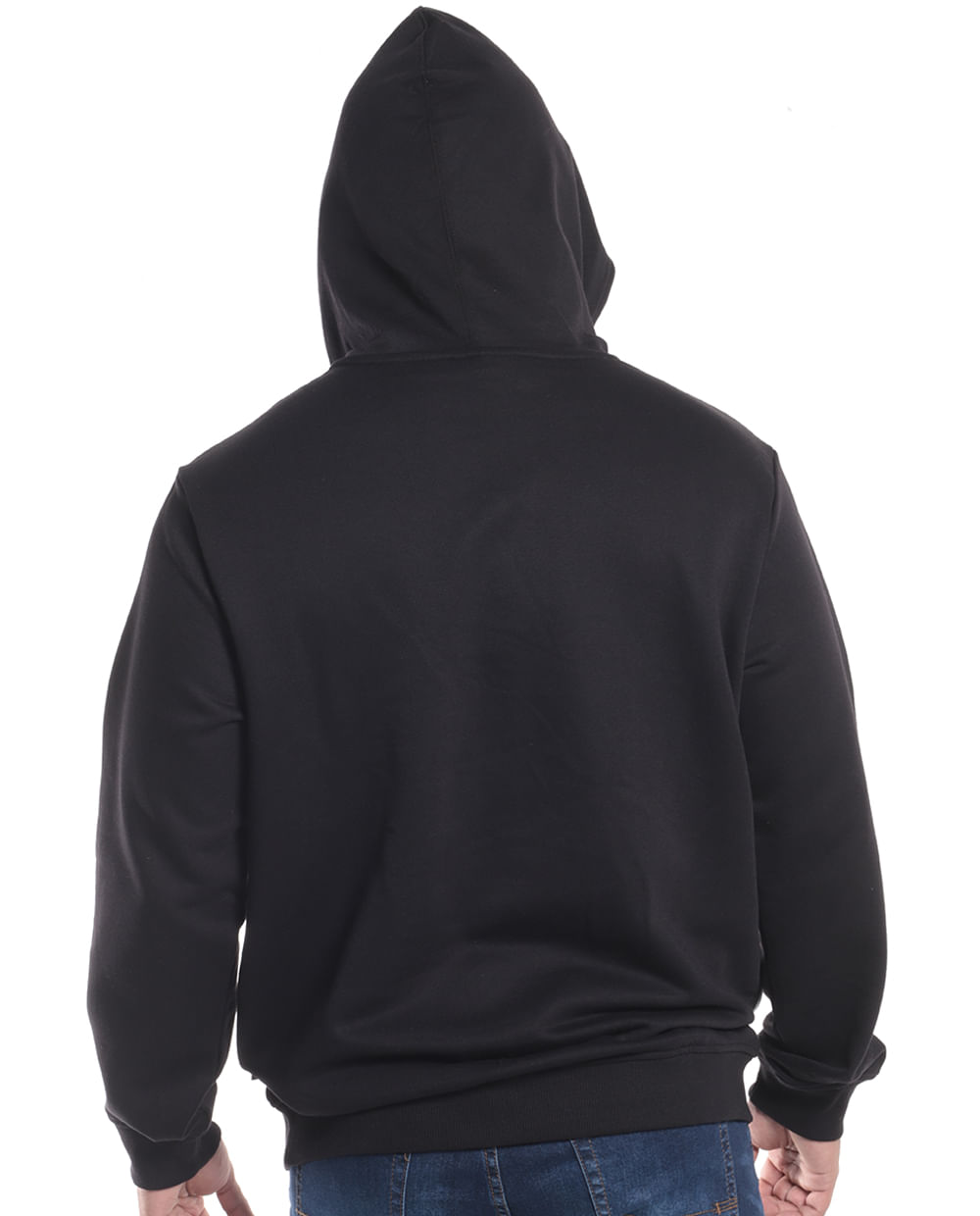 Suéter hoodie deportivo negro bordado de los New York Yankees para hombre