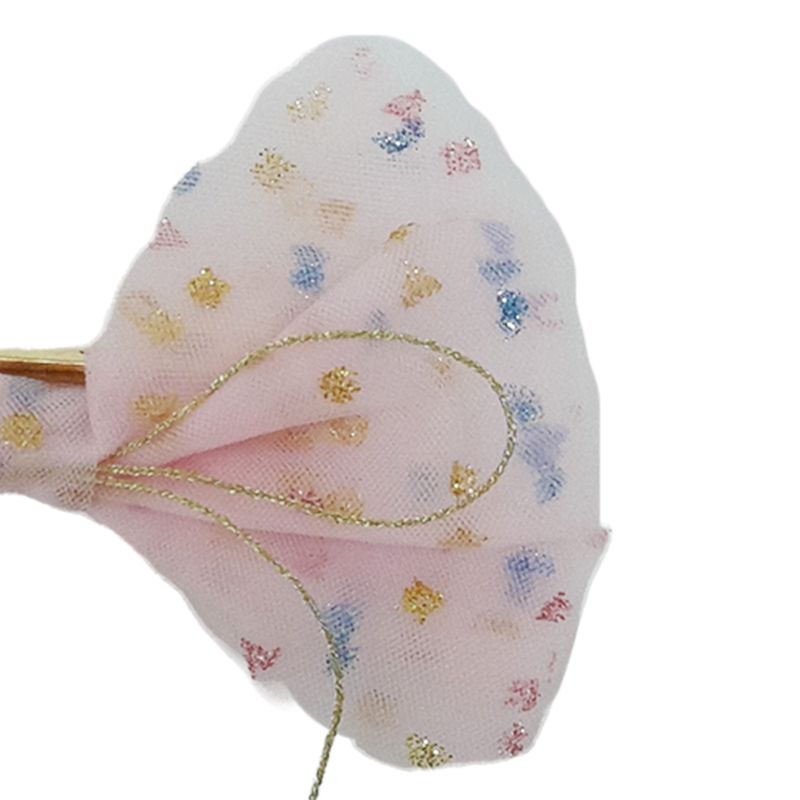 Clip con chonga rosada brillos para niña - Siman El Salvador