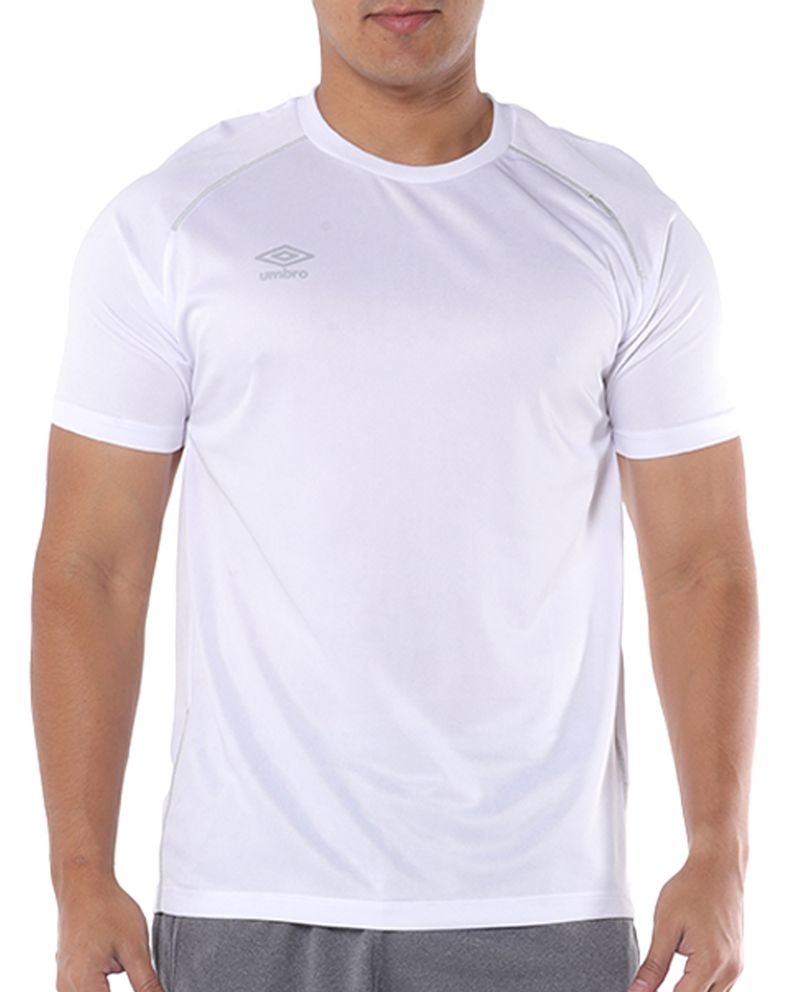 Camiseta deportiva blanca estampada Umbro para hombre - Siman El Salvador
