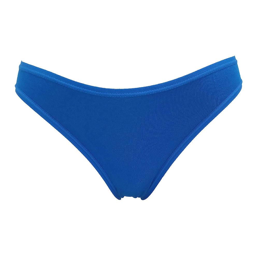 Bikini Orange color azul para dama