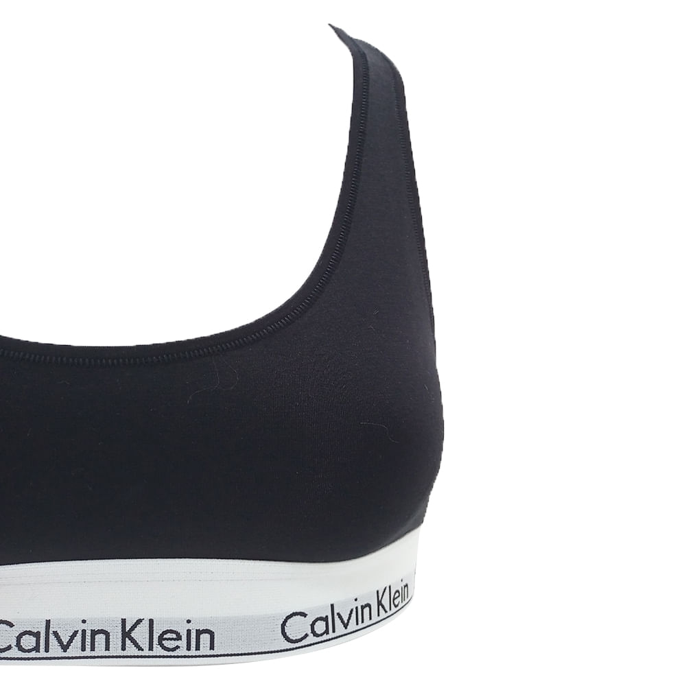 Bralette Calvin Klein color negro para dama - Siman Costa Rica