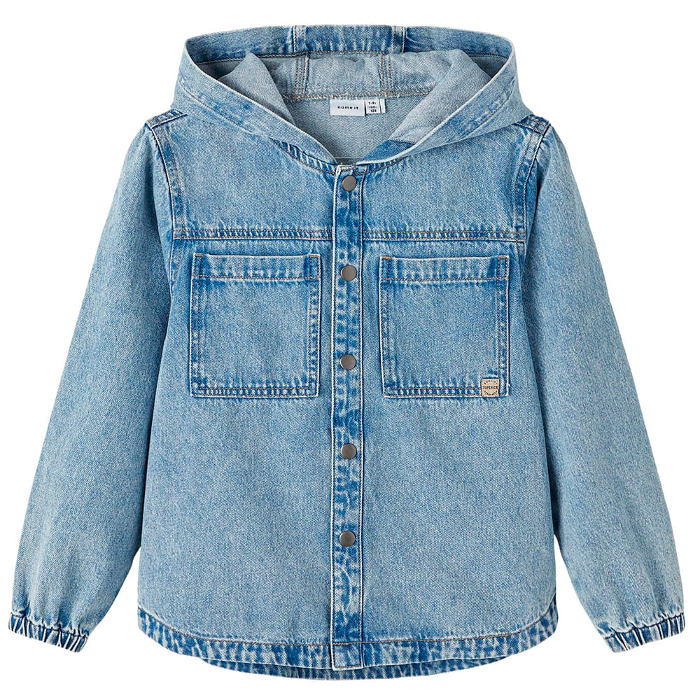 Camisa azul medium blue denim de niño - Siman El Salvador