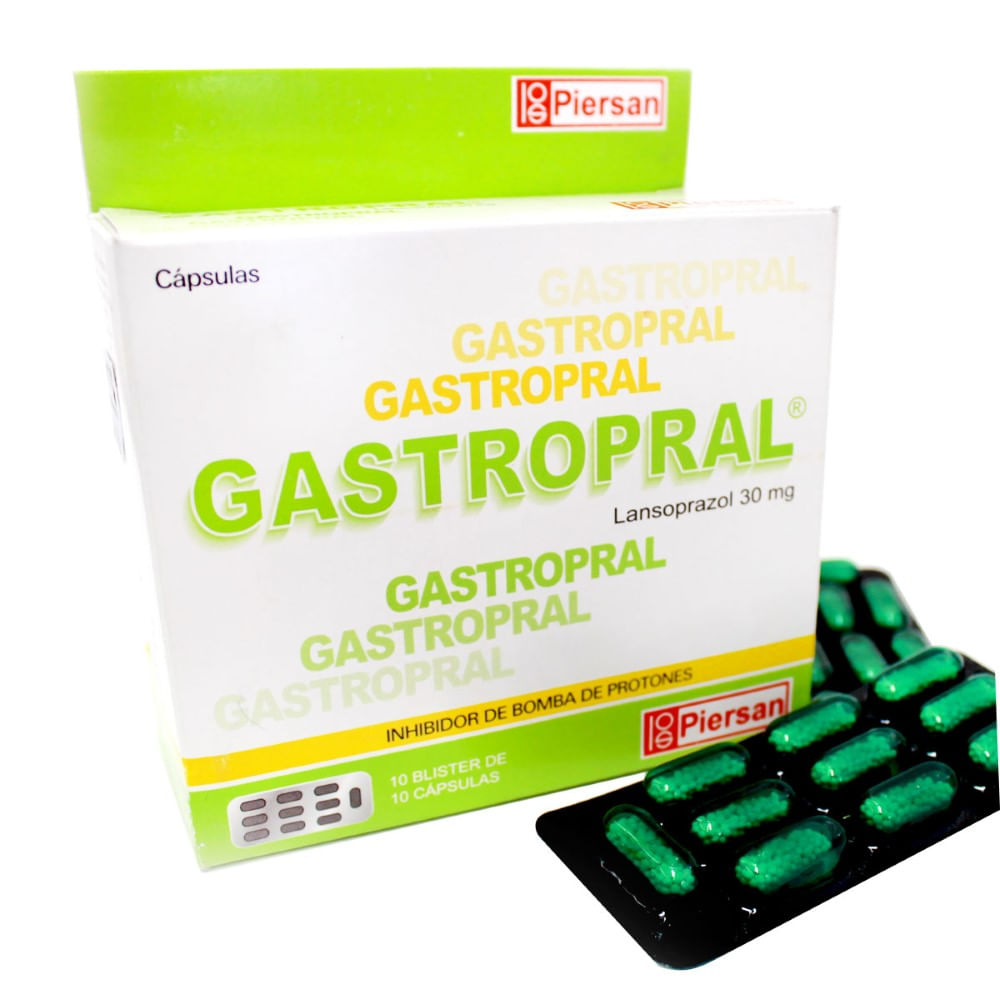 Gastropral 30mg x 100 capsulas - Siman El Salvador