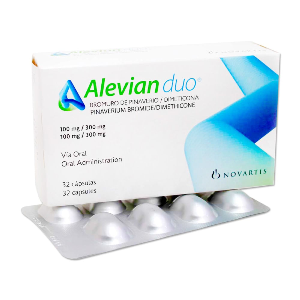 Alevian duo 100mg/300mg x 32 capsulas - Siman El Salvador