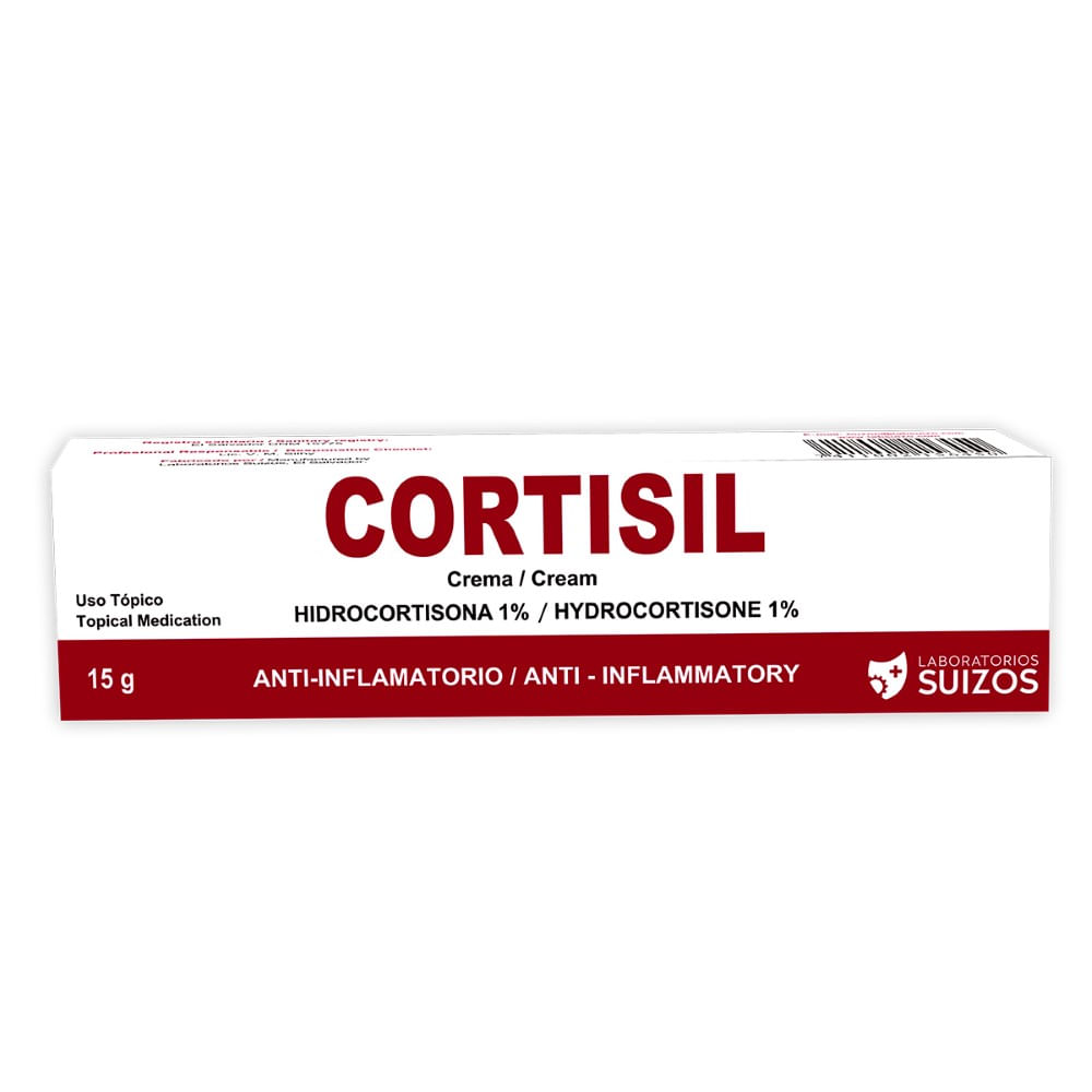 Cortisil crema tubo 15 gramos (hidrocortisona 1%) - Siman El Salvador
