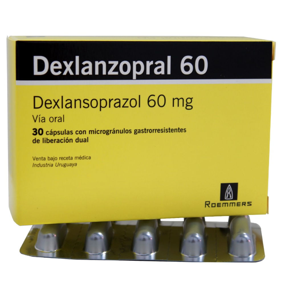 Dexlanzopral 60mg x 30 capsulas