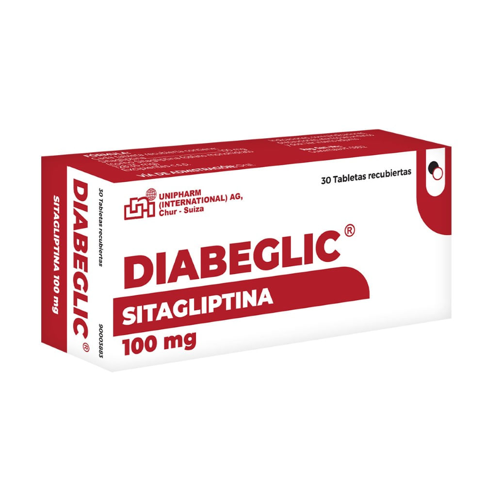 Diabeglic 100mg x 30 tabletas