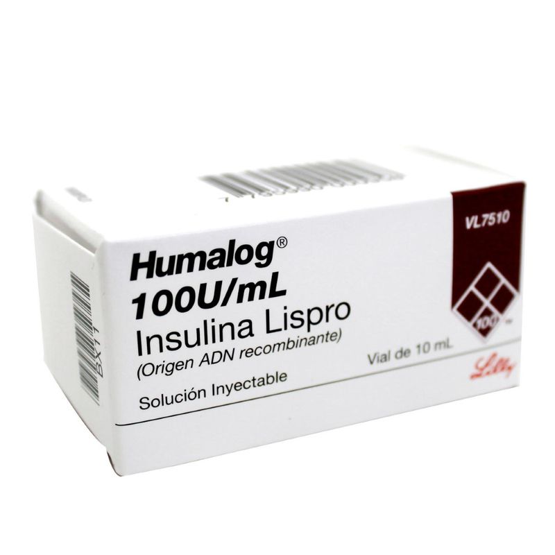 Humalog 100u/ml inyectable x vial 10ml - Siman El Salvador