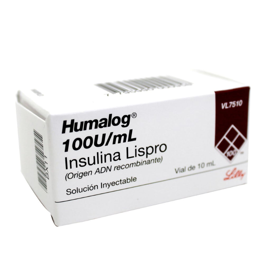 Humalog 100u/ml inyectable x vial 10ml - Siman El Salvador