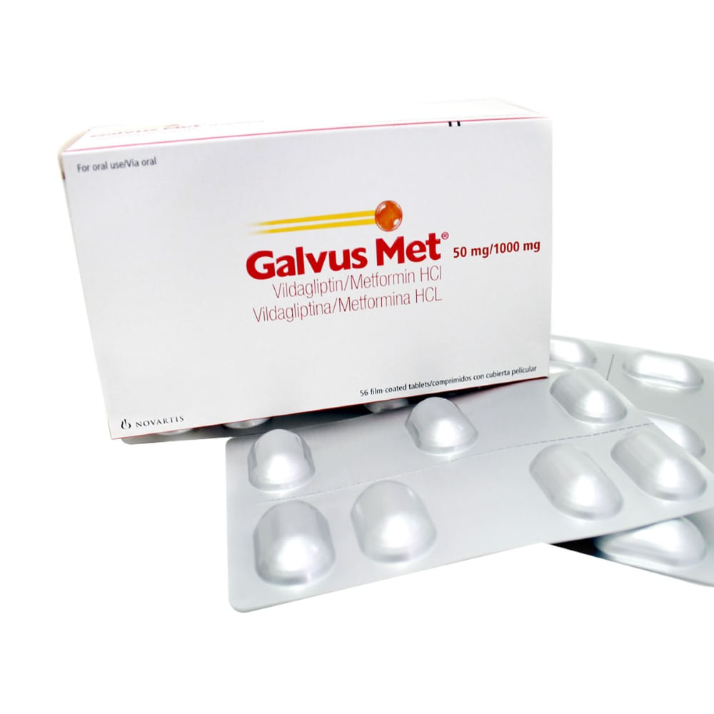 Galvus met 50mg/1000mg x 56 comprimidos - Siman El Salvador