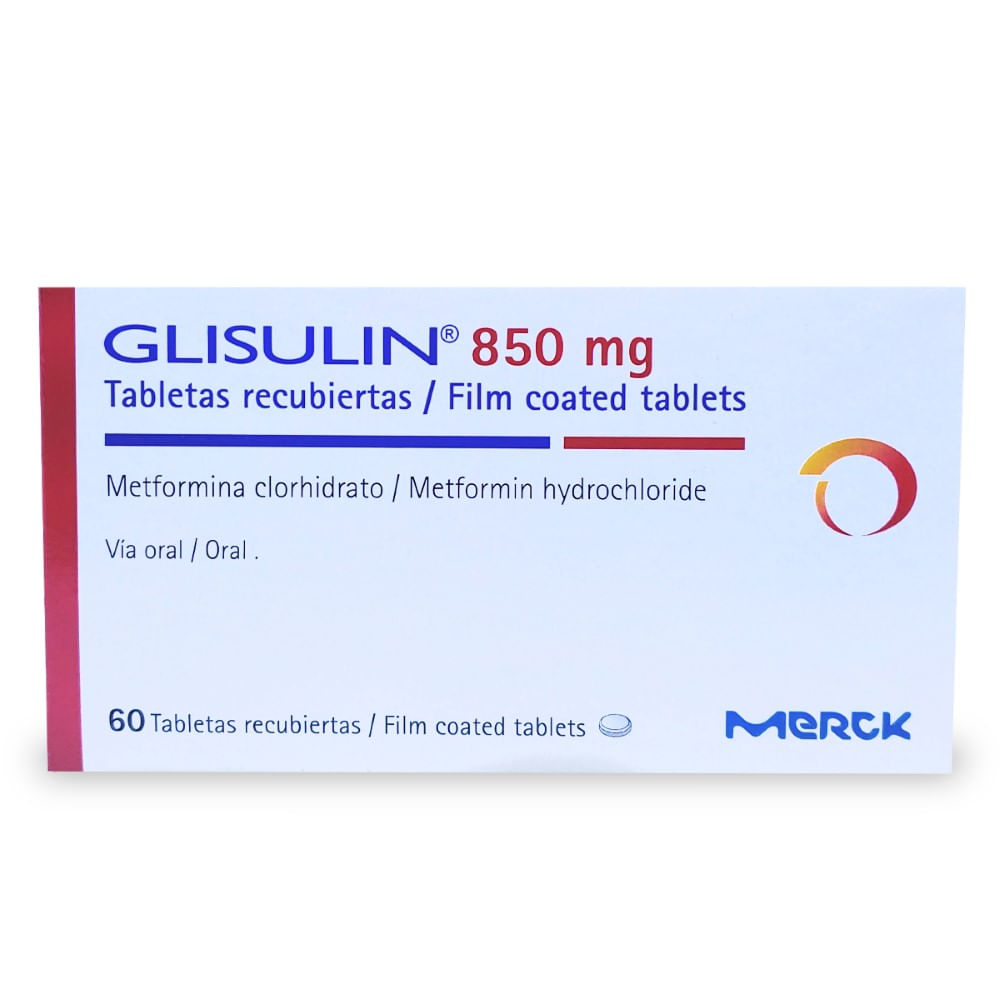 Glisulin 850mg x 60 tabletas - Siman El Salvador