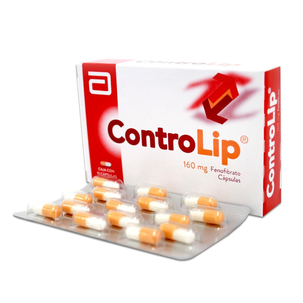 Controlip 160mg x 15 capsulas - Siman El Salvador