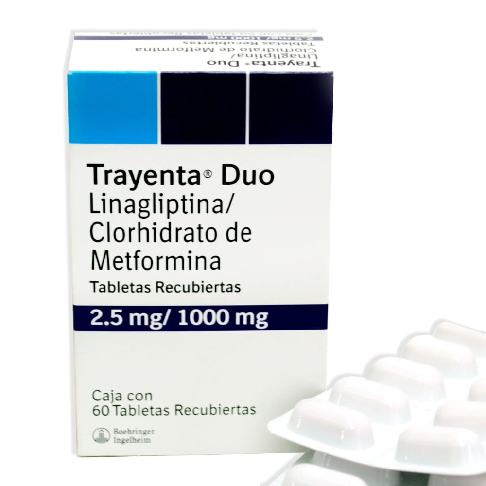 Trayenta duo 2.5mg/1000mg x 60 tabletas - Siman El Salvador
