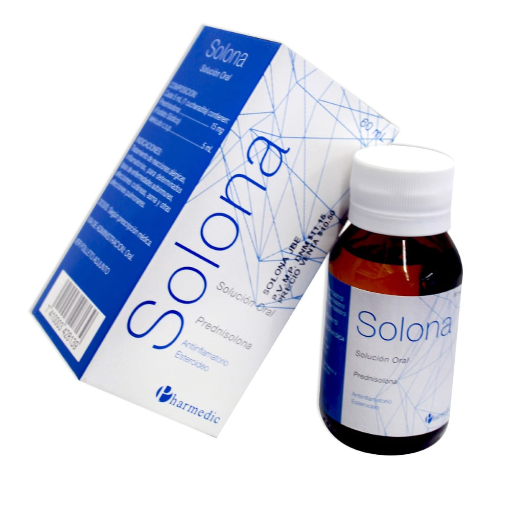 Solona 15mg solucion oral x 60ml - Siman El Salvador
