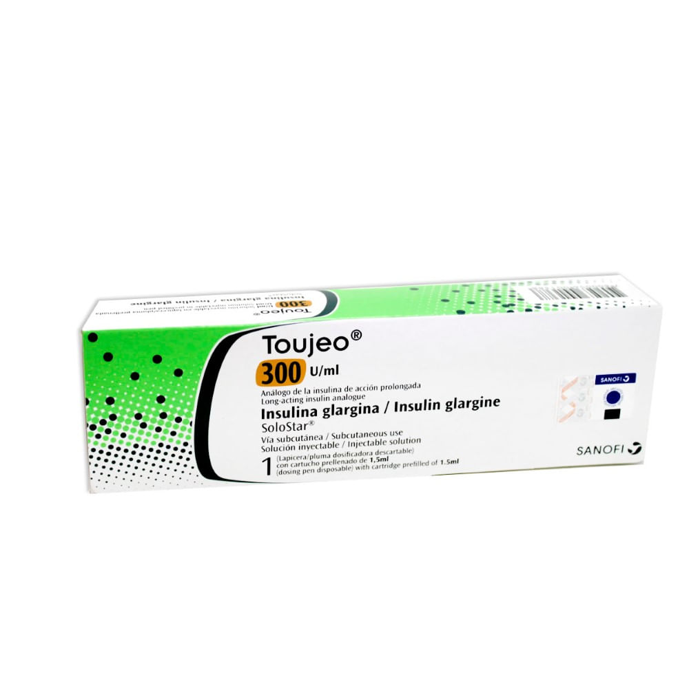 Toujeo solostar 300 ui/ml solucion inyectable - Siman El Salvador
