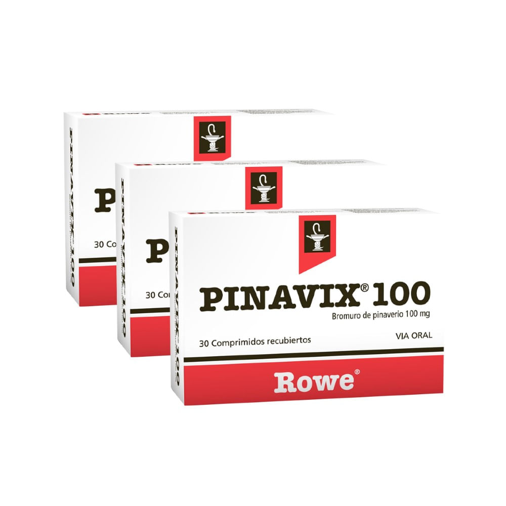 Pinavix 100mg x 30 comprimidos tripack - Siman El Salvador