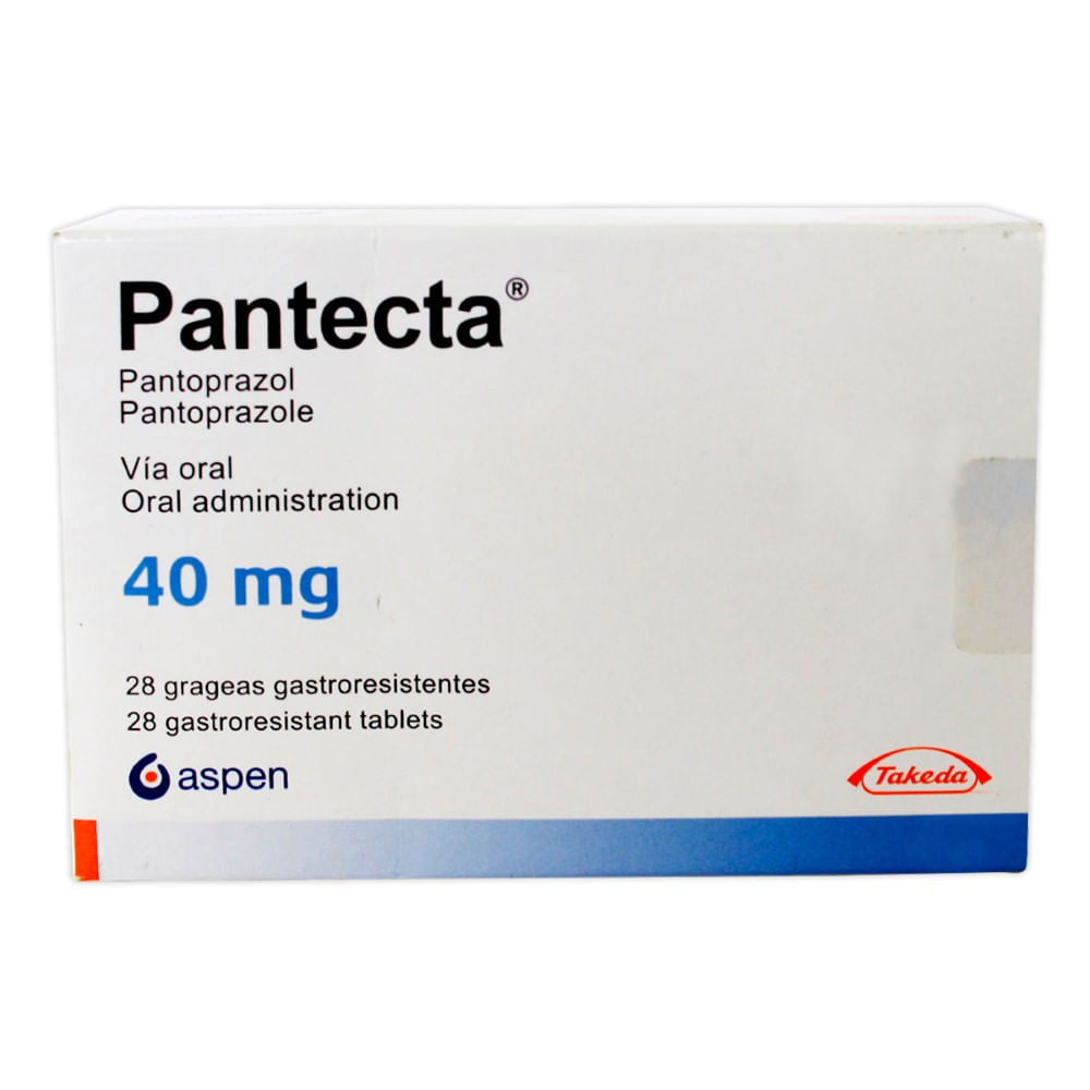 Pantecta 40mg x 28 grageas - Siman El Salvador